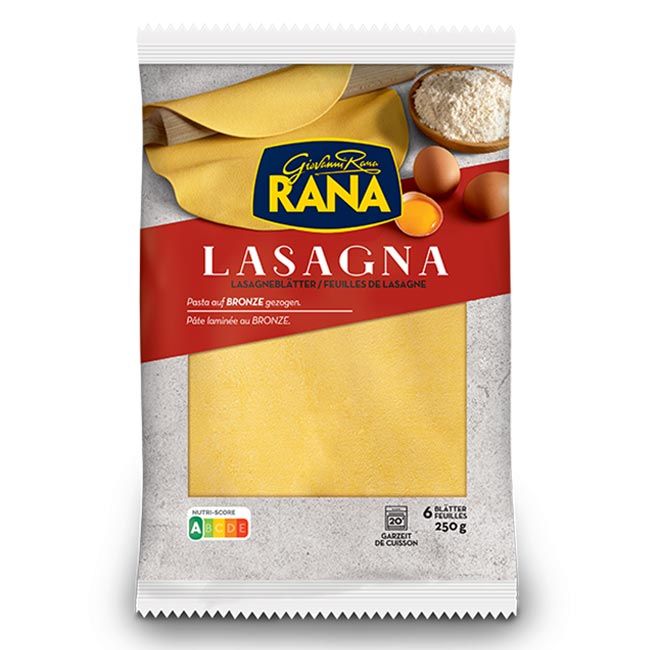 Frische Lasagneblätter Rana – Bronzegezogen
